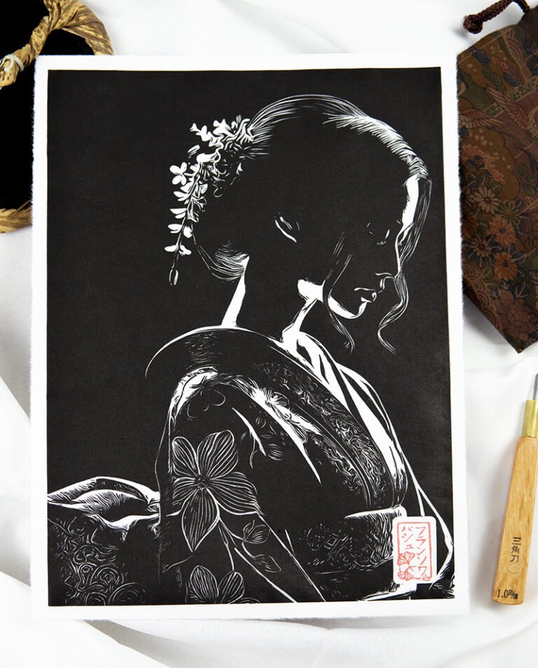 Comment faire de la linogravure ? | Japanese Linocut